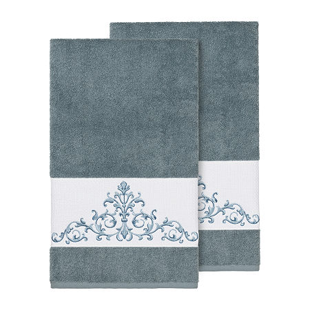 Click here for Linum Home Scarlet 2-Pc. Embellished Bath Towel Se... prices