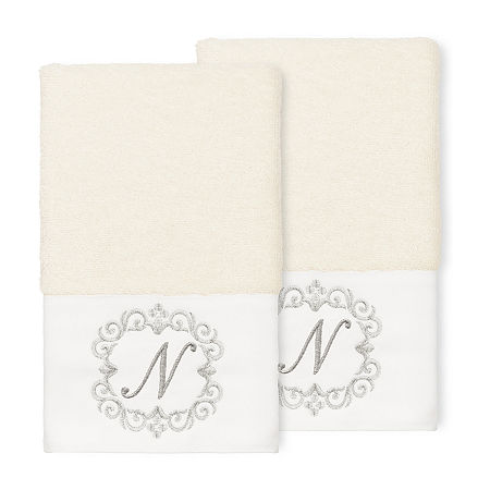 Click here for Linum Home Textiles Monica Silver 2-pc. Embellishe... prices