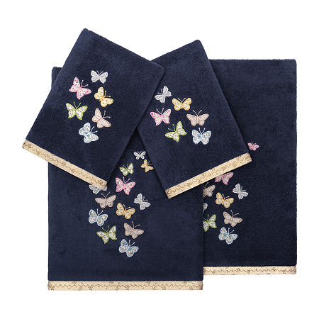 Click here for Linum Home Turkish Cotton Mariposa Embellished 4-P... prices