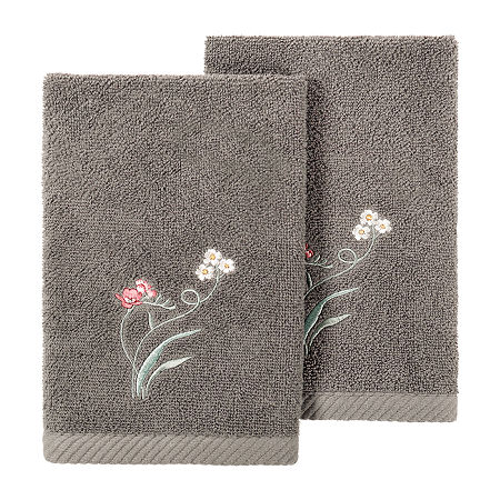 Click here for Linum Home Turkish Cotton Stella Embellished 2-Pc.... prices