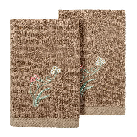 Click here for Linum Home Turkish Cotton Stella Embellished 2-Pc.... prices