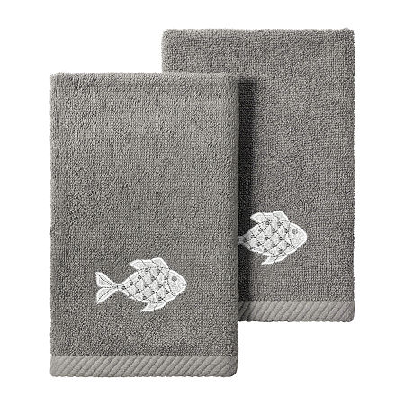 Click here for Linum Home Turkish Cotton Figi Embellished 2-Pc. F... prices