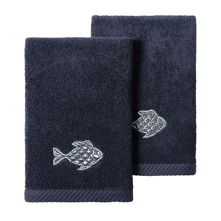 Click here for Linum Home Turkish Cotton Figi Embellished 2-Pc. F... prices
