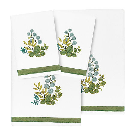Click here for Linum Home Turkish Cotton Botanica Embellished 4-P... prices