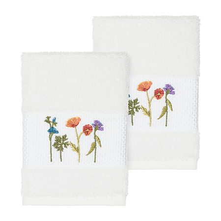 Click here for Linum Home Serenity 2-Pc. Embellished Washcloth Se... prices
