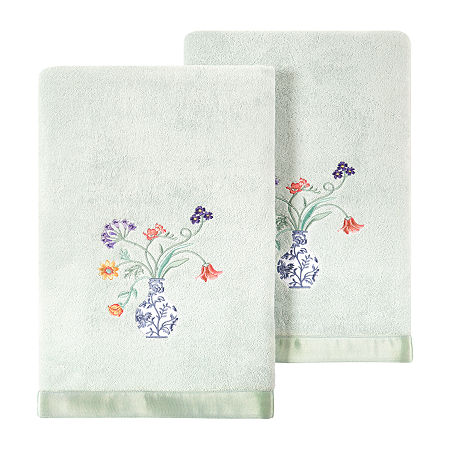Click here for Linum Home Turkish Cotton Stella Embellished 2-Pc.... prices