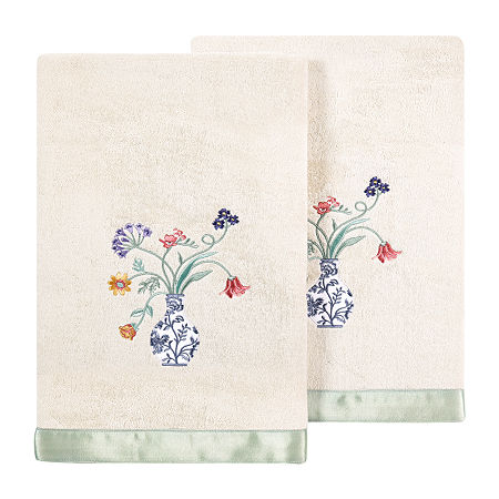 Click here for Linum Home Turkish Cotton Stella Embellished 2-Pc.... prices