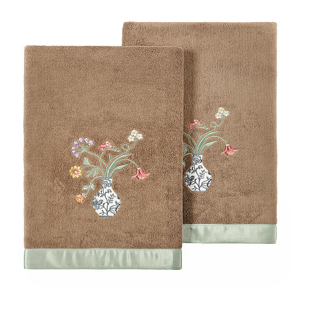 Click here for Linum Home Turkish Cotton Stella Embellished 2-Pc.... prices