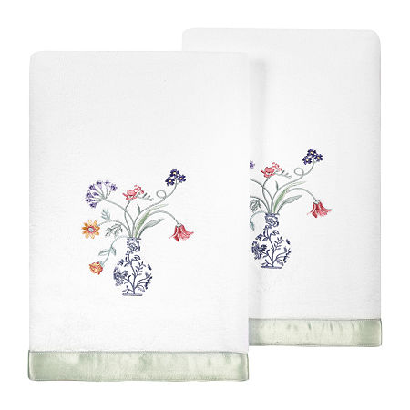 Click here for Linum Home Turkish Cotton Stella Embellished 2-Pc.... prices