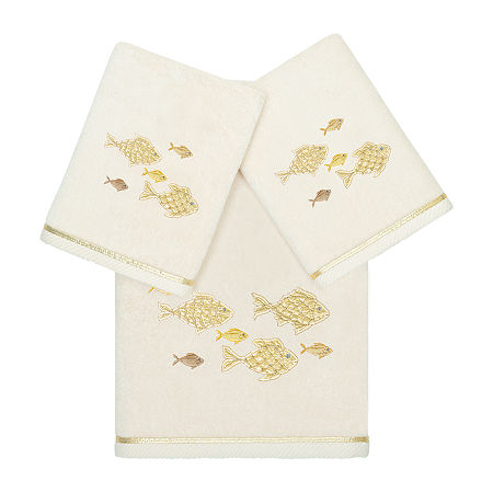 Click here for Linum Home Turkish Cotton Figi Embellished 3-Pc. B... prices