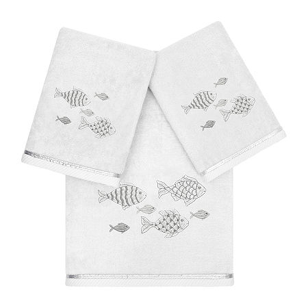 Click here for Linum Home Turkish Cotton Figi Embellished 3-Pc. B... prices