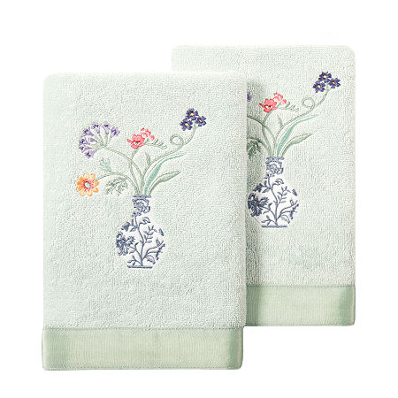 Click here for Linum Home Turkish Cotton Stella Embellished 2-Pc.... prices