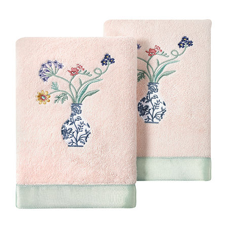 Click here for Linum Home Turkish Cotton Stella Embellished 2-Pc.... prices