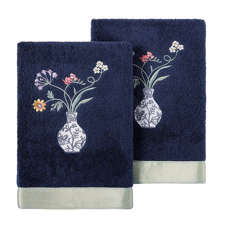 Click here for Linum Home Turkish Cotton Stella Embellished 2-Pc.... prices