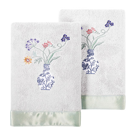 Click here for Linum Home Turkish Cotton Stella Embellished 2-Pc.... prices