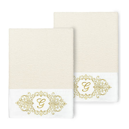 Click here for Linum Home Textiles Monica Gold Embellished 2-pc.... prices