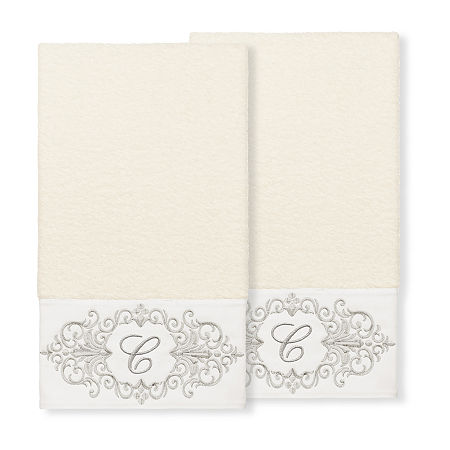 Click here for Linum Home Textiles Monica Silver Embellished 2-pc... prices