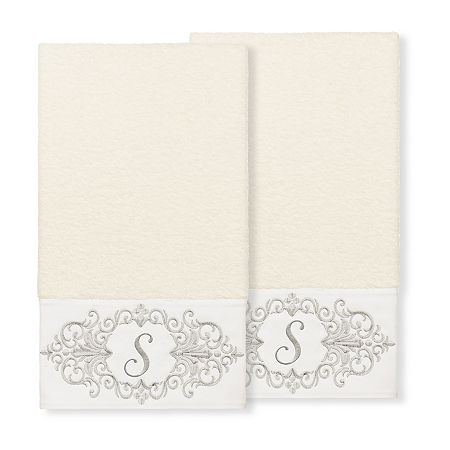Click here for Linum Home Textiles Monica Silver Embellished 2-pc... prices