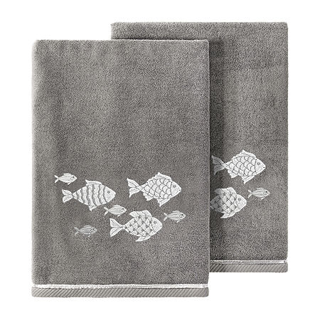 Click here for Linum Home Turkish Cotton Figi Embellished 2-Pc. B... prices