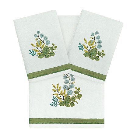 Click here for Linum Home Turkish Cotton Botanica Embellished 3-P... prices
