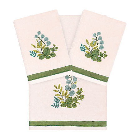 Click here for Linum Home Turkish Cotton Botanica Embellished 3-P... prices