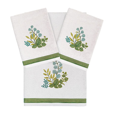 Click here for Linum Home Turkish Cotton Botanica Embellished 3-P... prices