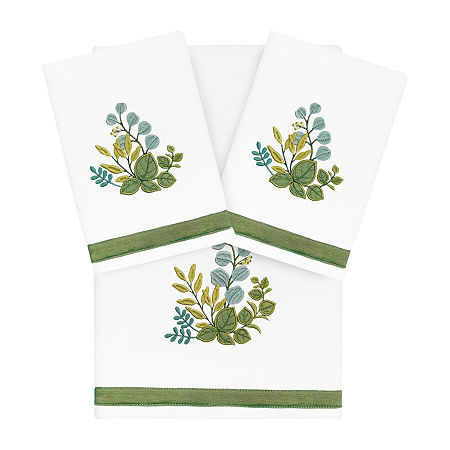 Click here for Linum Home Turkish Cotton Botanica Embellished 3-P... prices