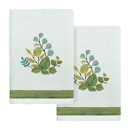 Click here for Linum Home Turkish Cotton Botanica Embellished 2-P... prices
