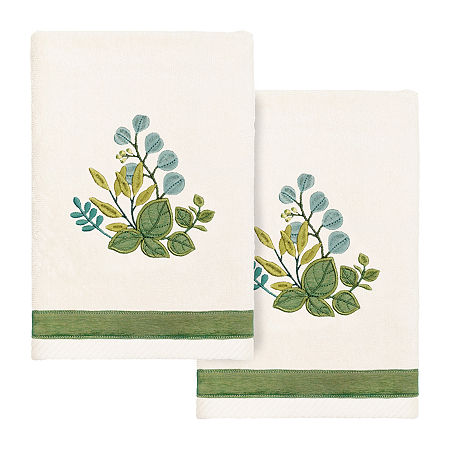 Click here for Linum Home Turkish Cotton Botanica Embellished 2-P... prices