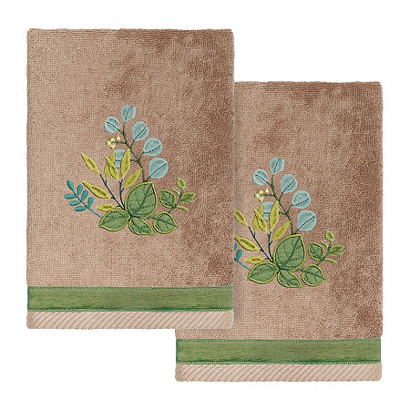 Click here for Linum Home Turkish Cotton Botanica Embellished 2-P... prices
