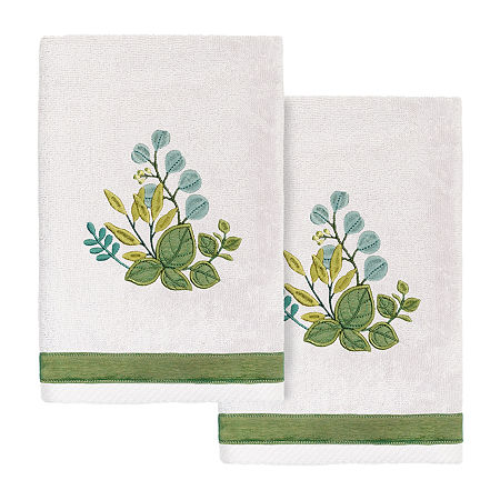 Click here for Linum Home Turkish Cotton Botanica Embellished 2-P... prices
