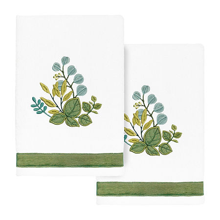 Click here for Linum Home Turkish Cotton Botanica Embellished 2-P... prices