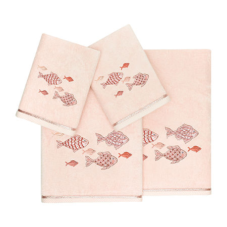 Click here for Linum Home Turkish Cotton Figi Embellished 4-Pc. B... prices