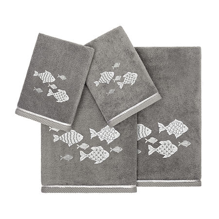 Click here for Linum Home Turkish Cotton Figi Embellished 4-Pc. B... prices