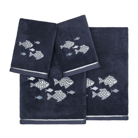 Click here for Linum Home Turkish Cotton Figi Embellished 4-Pc. B... prices
