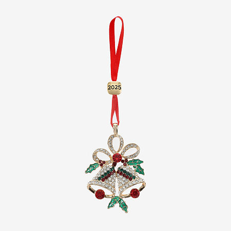 Click here for Monet Jewelry Gold Tone Holly Christmas Ornament... prices
