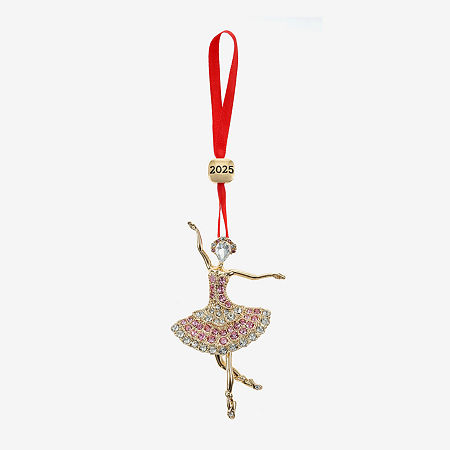 Click here for Monet Jewelry Gold Tone Pink Ballerina Christmas O... prices