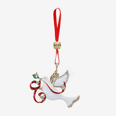 Click here for Monet Jewelry Gold Tone White Dove Christmas Ornam... prices