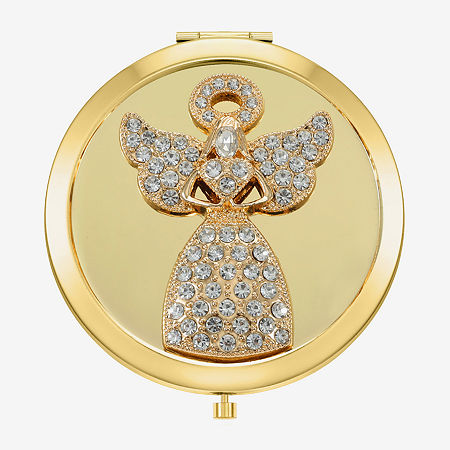 Click here for Monet Jewelry Gold Tone Gold Tone Angel Compact Mi... prices