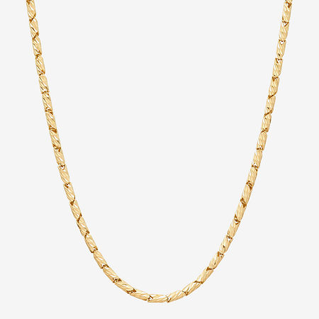 Click here for Womens 14K Gold 18 Inch Link Chain Necklace  One S... prices