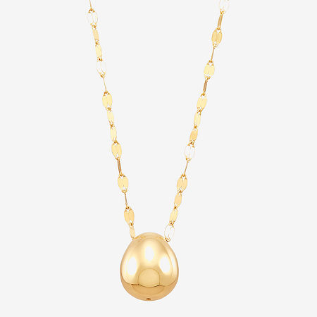 Click here for Made in Italy Womens 14K Gold Heart 18 Inch Pendan... prices