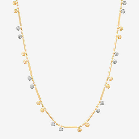 Click here for Womens 14K Gold 18 Inch Link Chain Necklace  One S... prices