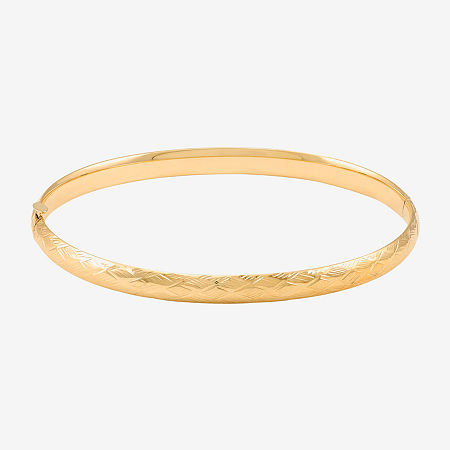 Click here for Womens 10K Gold Bangle Bracelet  One Size  Yellow prices