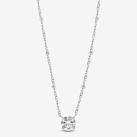 Click here for Diamonart Womens Sterling Silver Round 18 Inch Pen... prices