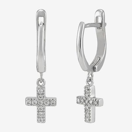 Click here for Diamonart Cross Womens Lab Created White Cubic Zir... prices