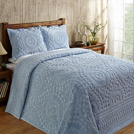 Click here for Better Trends Rio Bedspread Set  One Size  Blue prices