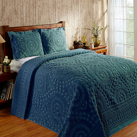 Click here for Better Trends Rio Bedspread Set  One Size  Blue prices