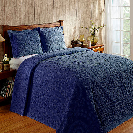 Click here for Better Trends Rio Bedspread Set  One Size  Blue prices