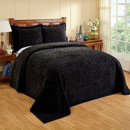 Click here for Better Trends Rio Bedspread Set  One Size  Black prices