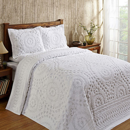 Click here for Better Trends Rio Bedspread Set  One Size  White prices
